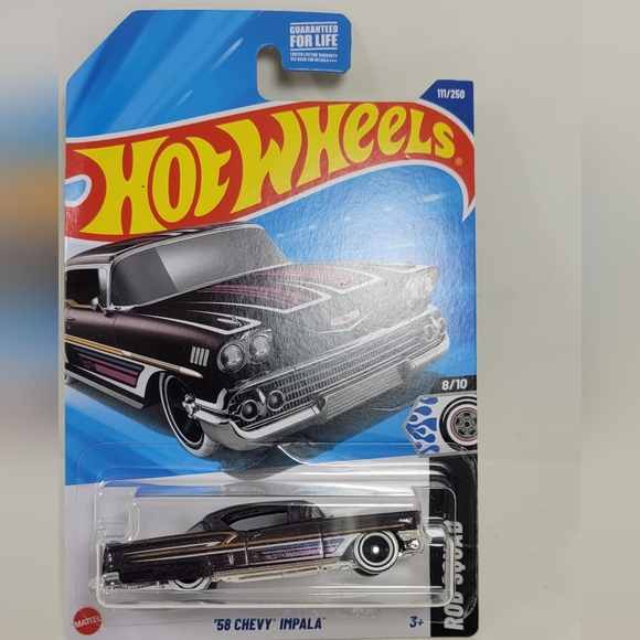 Hot Wheels | Toys | Hot Wheels 58 Chevy Impala Black | Poshmark